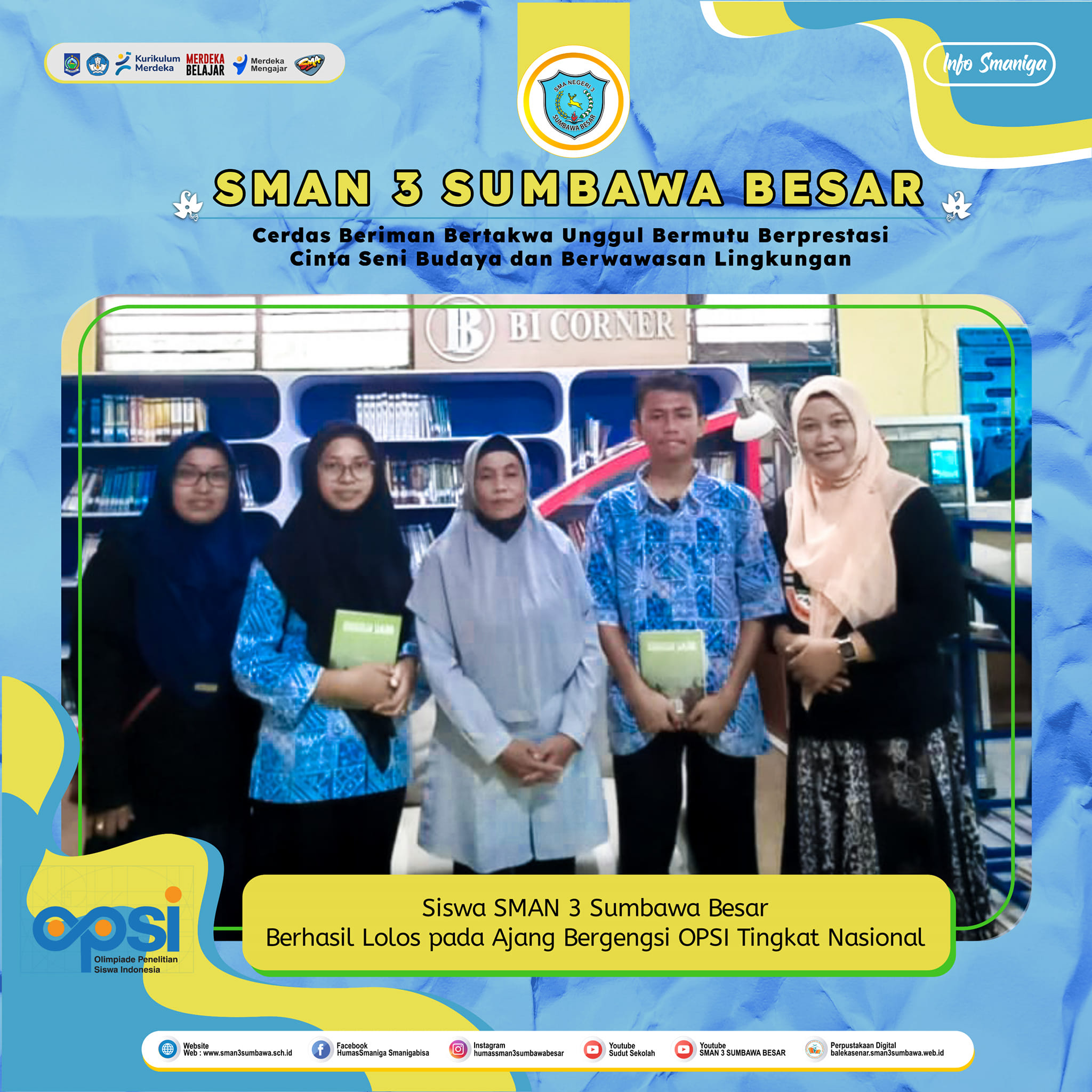 Olimpiade Penelitian Siswa Nasional (OPSI) 2023